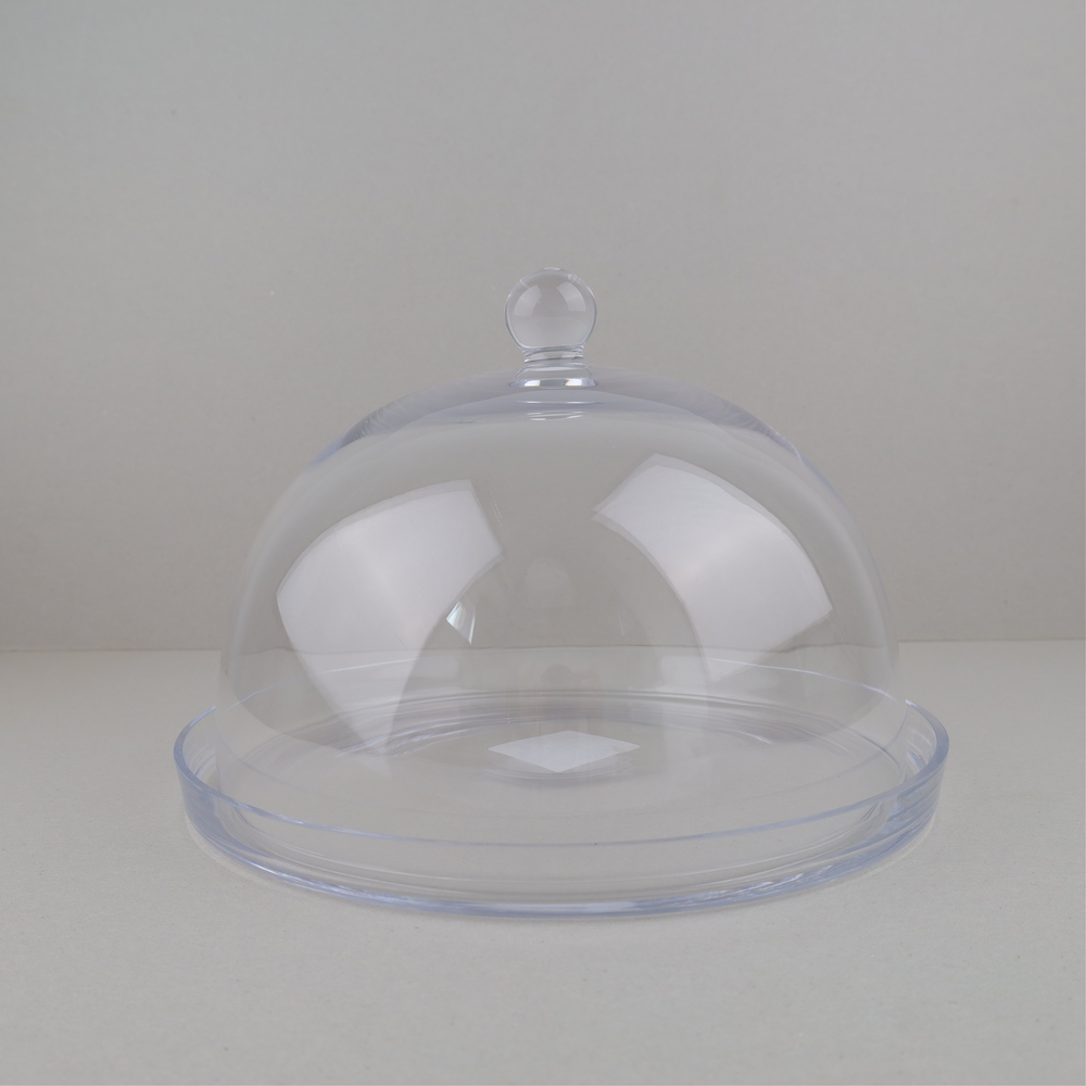 Staklo tanjur sa zvonom h24cm d33cm - Dobar partner