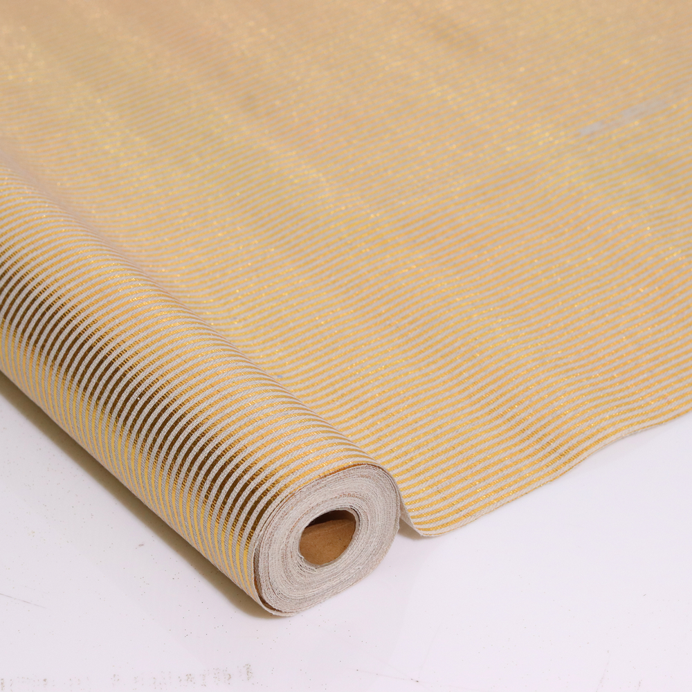 Rola pruge 48cmx5m bijela/zlatna - Dobar partner